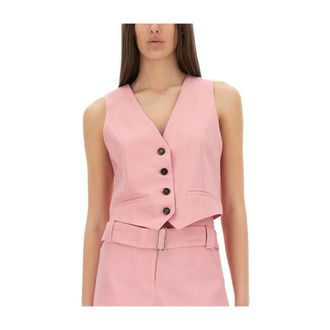 Msgm Cropped Vest - - Suits - Damen - Rosa - M