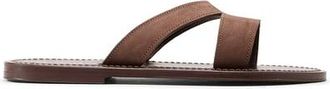 K.Jacques Mules plates Kalomira en cuir