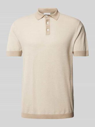 Lindbergh Slim Fit Poloshirt mit Knopfleiste