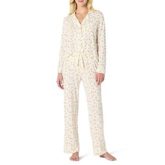 Amazon Essentials x Sofia Grainge Ensemble de Pyjama Femme, Ivoire Pique-Nique D&eacute;cureuils, XXL