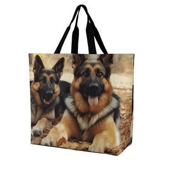 Generic Berger Allemand Sac Fourre-Tout D&eacute;contract&eacute; Tote Bag R&eacute;utilisable Sac A Main Femme Pour Voyage Travail Quotidienne