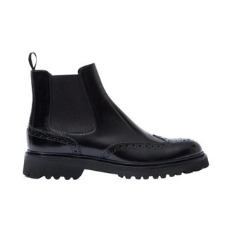 Scarosso Handgefertigte Chelsea Boots mit Vibram-Sohle - - Shoes - Damen - Schwarzk - 38 EU
