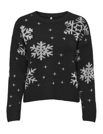 Only Onlxmas Rolfa Ls Oneck Snowflakes KNT