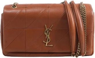 Saint Laurent Sac bandouli&egrave;re Jamie Pre-owned - Femme - Pre-owned - Brun - Taille: ONE Size