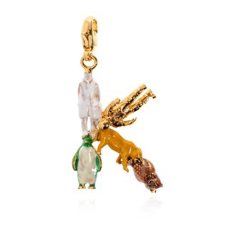 Marni Anh&auml;nger mit dem Buchstaben K - - Accessories - Damen - Mehrfarbig - ONE SIZE