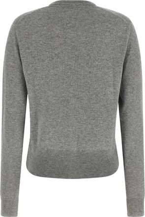 Dolce & Gabbana Logo-Button Cashmere Cardigan - Grey