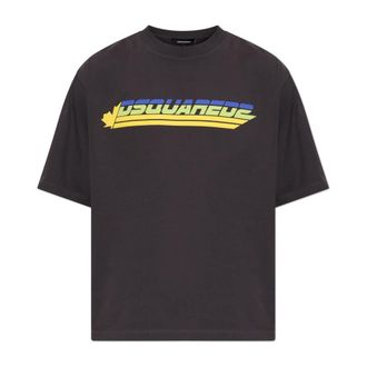 Dsquared2 Logo T-Shirt - - Tops - Herren - Grau - L
