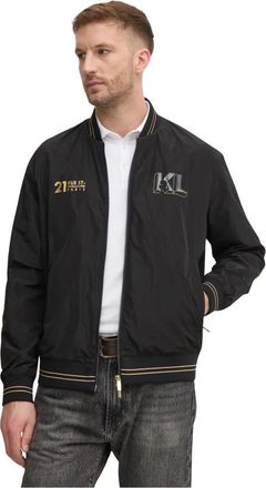 Karl Lagerfeld Herren, Jacken, Schwarzk, XLGr&ouml;&szlig;e