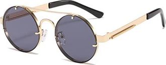 Generic Lunettes de soleil rétro punk 2025 pour hommes et femmes pare-soleil dextérieur lunettes de plage décoratives (couleur : B, taille : moyen), E, Taille