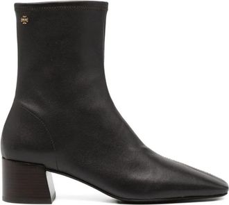 Tory Burch Tory Burch Stiefel - Smooth Leather Ankle Boots With Pointed Toe - Gr. 5_5 - in Schwarz - für Damen