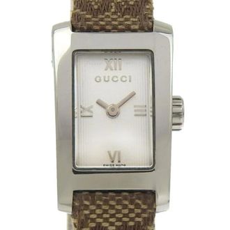 Gucci Montre bracelet Pre-owned 8600L - Femme - Pre-owned - Blanc - Taille: ONE Size