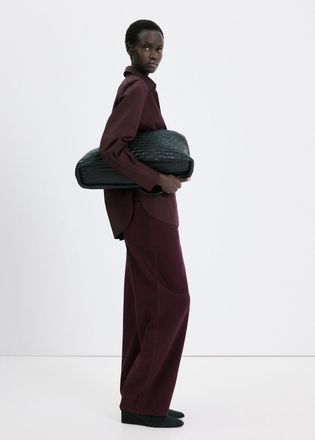 Mango Balloon-Jeans mit mittlerer Bundh&ouml;he weinrot - Damen - 32 - MANGO