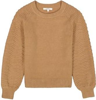 Garcia Pull Sweater, Marron doré, S Femme