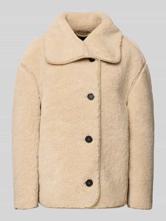 OPUS Jacke aus Teddyfell mit Knopfleiste Modell Hafine