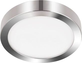 Eglo Plafonnier Lumi&egrave;re de la salle de bain Fueva 5 Chrome Round H: 2.8 &Oslash;: 28,5cm IP44 4000K