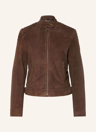 Belstaff Lederjacke Mollison braun