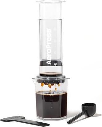 Aeropress Clear XL cafeti&egrave;re &agrave; piston, grande tout-en-un, cafeti&egrave;re manuelle style expresso et filtre, infusion en 2 min, portable pour voyage et camping