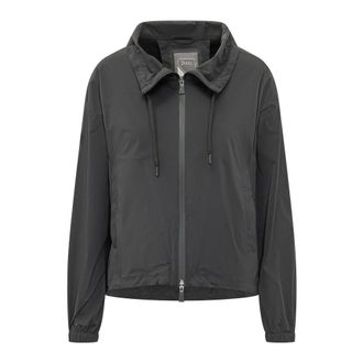 Herno Jacke mit Kordelzug und Kapuze - - Jackets - Damen - Schwarzk - L