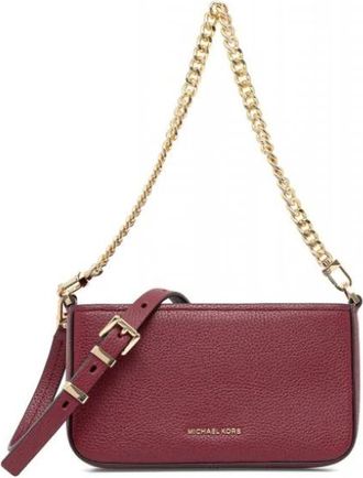 Michael Kors Femme, Sacs, Rouge, Taille: ONE Size Bryant Small Pebbled Leather Convertible Pochette