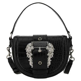 Versace Jeans Couture Handtasche mit Krokodilleder-Effekt - - Bags - Damen - Schwarzk - ONE SIZE