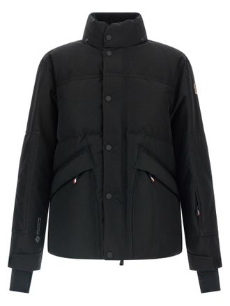 Moncler Mens Black Polyester Shell Jacket Clothing