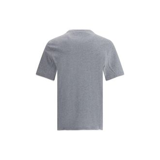 Brunello Cucinelli Mens Gray Cotton T-Shirt