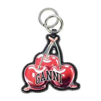 Ganni Schl&uuml;sselanh&auml;nger mit Kirschen - - Accessories - Damen - Mehrfarbig - ONE SIZE