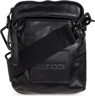 AllSaints Homme, Sacs, Noir, Taille: ONE Size Falcon Leather Pouch Bag