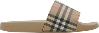 Burberry Homme, Chaussures, Multicolore, Taille: 44 EU Check Slides