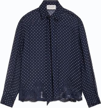 Ermanno Scervino Viscose Shirt - - Blouses & Shirts - Damen - Blau - S