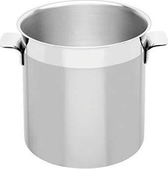 Tramontina Eiswürfelbehälter, Edelstahl, Eiseimer, Ø 12 cm, 1,5 Liter