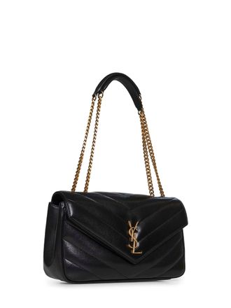 Saint Laurent Loulou Shoulder Bag - Black
