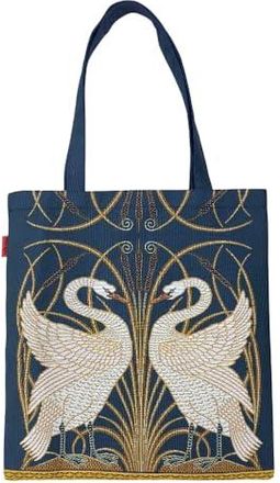 SIGNARE Sac fourre-tout plat avec motif cygne Walter Crane Swan (Walter Crane Swan, Flat-Swan), Walter Crane Swan, One Size