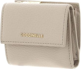 Coccinelle Femme, Accessoires, Beige, Taille: ONE Size Mini Portefeuille en Cuir
