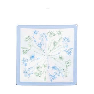 Liu Jo Femme, Accessoires, Bleu, Taille: ONE Size Foulard Carr&eacute; &agrave; Motifs