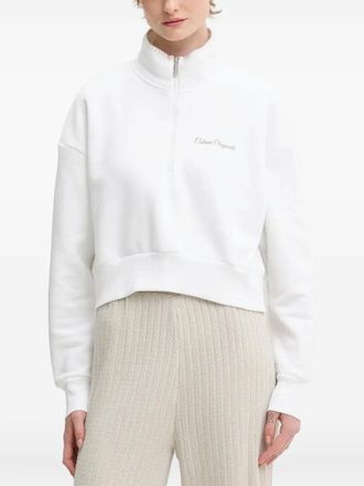 Colmar sweat &agrave; col montant zipp&eacute; - Blanc