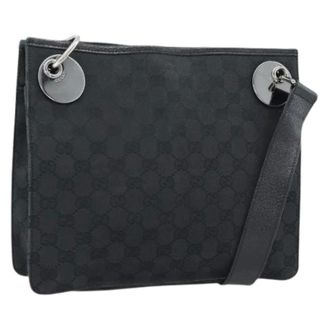 Gucci Sac bandouli&egrave;re en cuir pr&eacute;-poss&eacute;d&eacute; - Femme - Pre-owned - Noir - Taille: ONE Size