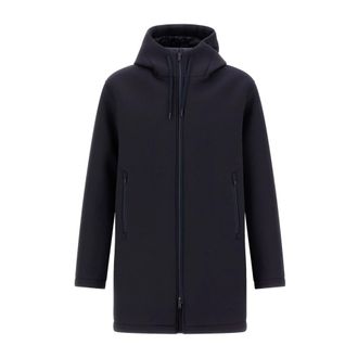 Herno Blaue Lange 3-Lagen-Scuba-Parka - - Coats - Herren - Blau - M