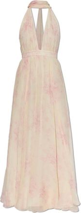 LoveShackFancy Loveshackfancy, Femme, Robes, Jaune, Taille: 40/42 FR Robe Lilah en Soie