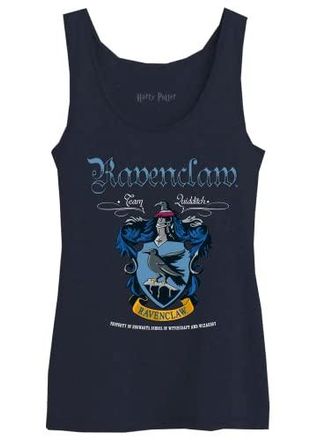 Harry Potter &laquo; Ravenclaw Logo &raquo; WOHAPOMTK017 D&eacute;bardeur Femme, Navy, Taille L