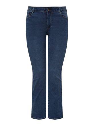 Only Carmakoma Damen Caraugusta Hw St DNM Bj13964 Noos Jeans, Medium Blue Denim, 46W / 30L EU