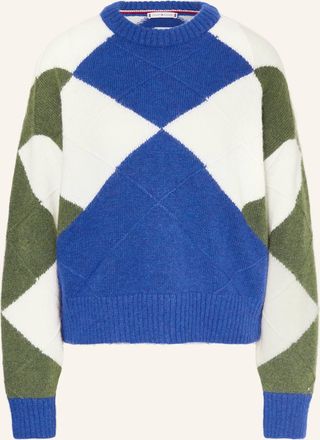Tommy Hilfiger Pullover Mit Alpaka blau