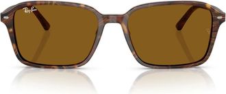 Ray-Ban unisex, Accessoires, Brun, Taille: 56 MM Lunettes de soleil Raimond