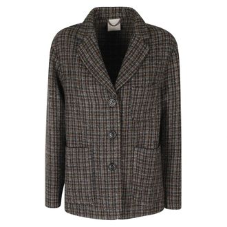 Kiltie Blazer en coton Petra - Femme - Vestes - Brun - Taille: 38 FR