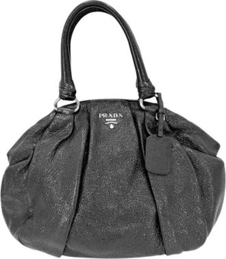 Prada Sac cabas vintage doccasion - Femme - Pre-owned - Noir - Taille: ONE Size