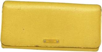 Fendi Portefeuille Vintage Pre-owned - Femme - Pre-owned - Jaune - Taille: ONE Size