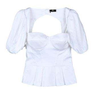 Elisabetta Franchi Bustino - - Blouses & Shirts - Damen - Wei&szlig; - XS