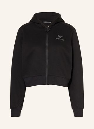 Arc'teryx Sweatjacke Emblem Crop schwarz