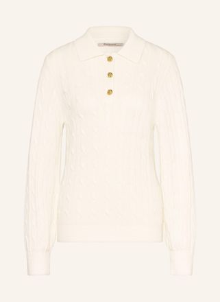 Barbour Strick-Poloshirt Evie weiss