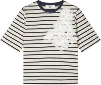 Mads Norgaard Femme, Tops, Beige, Taille: 44 FR T-Chemises